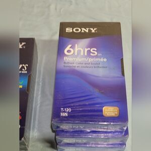 Sony | Cameras, Photo & Video | Sony Vhs Tape 6 Hrs Premium Grade T2 ...
